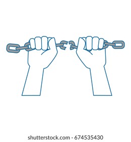 Hand Grabbing Chain Icon: vector de stock (libre de regalías) 674535430 ...