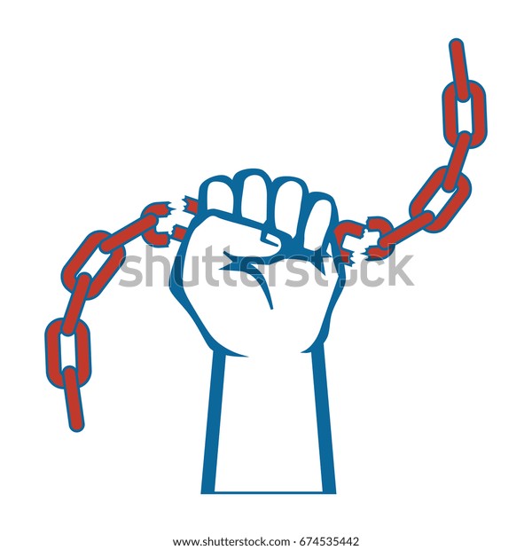 Hand Grabbing Chain Icon Stock Vector (Royalty Free) 674535442 ...