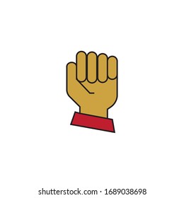 Hand Grasping Illustration Vector Design Stock Vector (Royalty Free ...