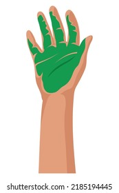 6,272 Green handprint Images, Stock Photos & Vectors | Shutterstock