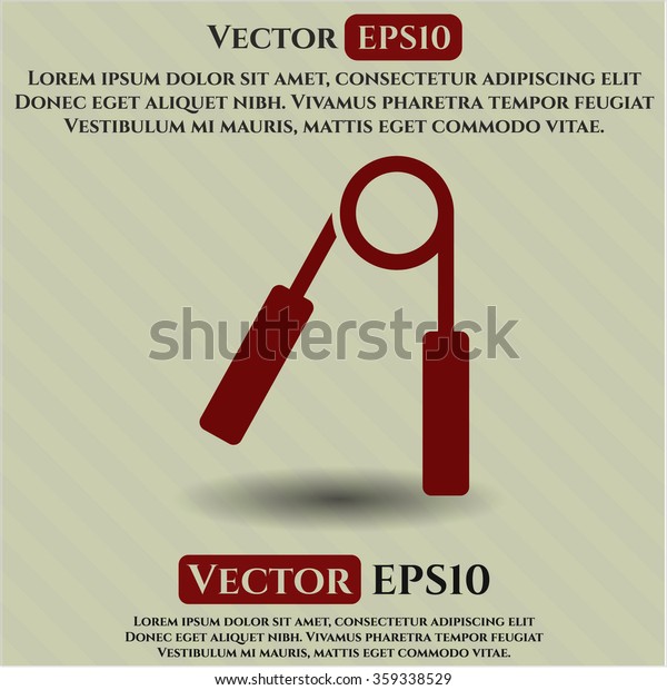 Hand Gripper Symbol Stock Vector (Royalty Free) 359338529 | Shutterstock