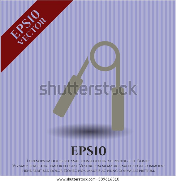 Hand Gripper Symbol Stock Vector (Royalty Free) 389616310 | Shutterstock