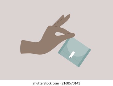 613 Sanitary pad disposal Stock Illustrations, Images & Vectors ...