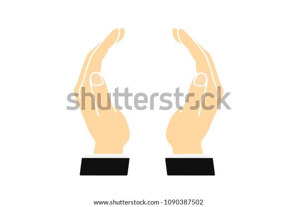 Hand Holding Something Vector Illustration Stock Vector (Royalty Free ...