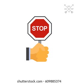 24,073 Man Holding A Stop Sign Images, Stock Photos & Vectors ...