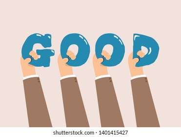 Hands Holding Heart Give Share Love Stock Vector (Royalty Free ...