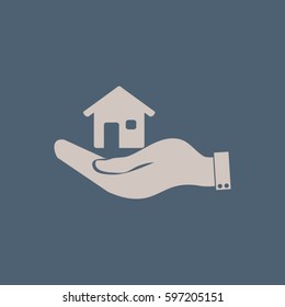Hand House Vector: стоковая векторная графика (без лицензионных ...