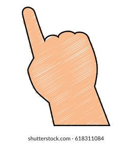 Hand Human Pointer Icon Stock Vector (Royalty Free) 618311084 ...