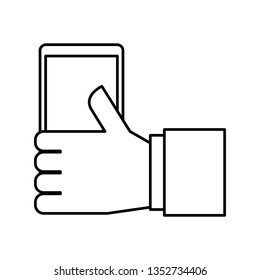 Hand Human Like Icon Stock Vector (Royalty Free) 1015934284