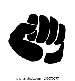 Hand Hurray Sign 1 Stock Vector (Royalty Free) 138070577 | Shutterstock