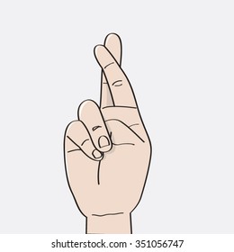 Hand Icon Lies Sign Stock Vector (Royalty Free) 351056747 | Shutterstock