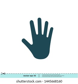 Hand Icon Touch Symbol Logo Design Stock Vector (Royalty Free ...
