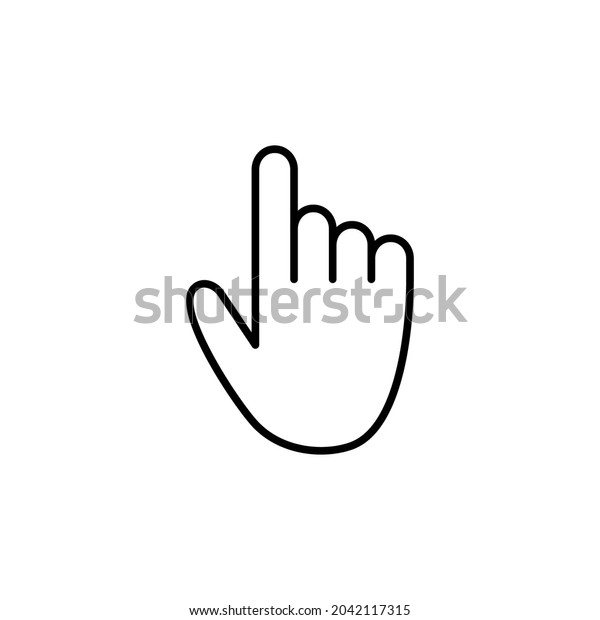 Hand Icon Vector Palm Logo Illustration Stock Vector (Royalty Free ...