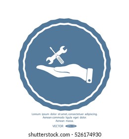 Hand Instrument Vector Icon Stock Vector (Royalty Free) 526174930 ...