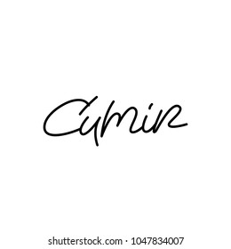 Hand Lettering Cumin Logo Poster Website Stock Vector (Royalty Free ...