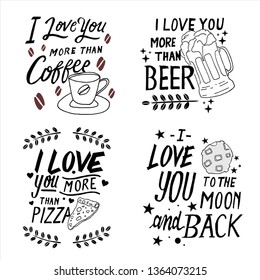 Hand Lettering Typography Design Element Stock Vector (Royalty Free ...