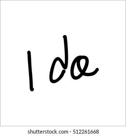Day Isolated Calligraphy Lettering Word Design Stock Vector (Royalty ...
