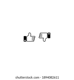 Hand Like Dislike Icon Vector Sign Stock Vector (Royalty Free ...