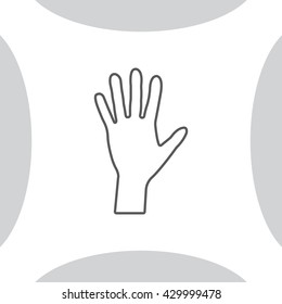 Hand Line Icon Vector Stock Vector (Royalty Free) 429999478 | Shutterstock