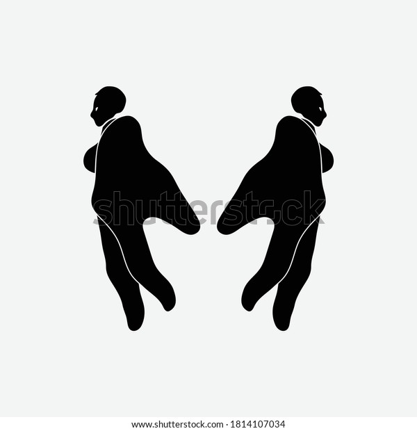 Hand Logo Design Human Illustration Concept Stock Vector (Royalty Free ...