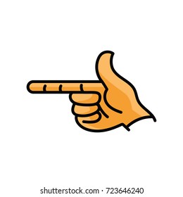Hand Logo Gun Shapes Stock Vector (Royalty Free) 723646240 | Shutterstock