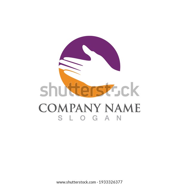 Hand Logo Symbol Vector Stock Vector (Royalty Free) 1933326377 ...
