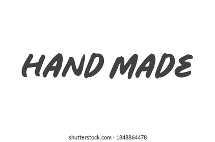 Hand Made Lettering Text Typography Vector Stock Vector (Royalty Free ...
