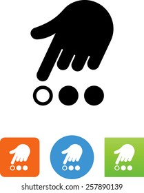 Hand Making Choice Icon Stock Vector (Royalty Free) 257890139 ...