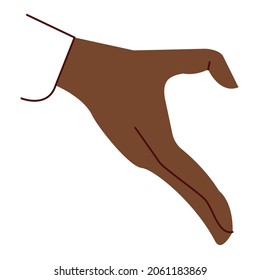 Hand Making Half Heart Icon Stock Vector (Royalty Free) 2061183869 ...
