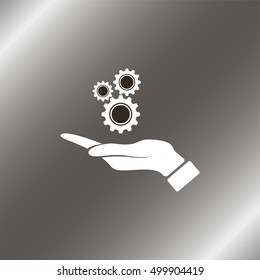 Hand Mechanism Icon Stock Vector (Royalty Free) 499904419 | Shutterstock