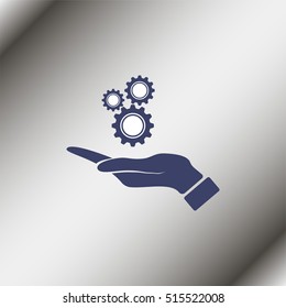 Hand Mechanism Icon Stock Vector (Royalty Free) 515522008 | Shutterstock