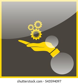 Hand Mechanism Icon Stock Vector (Royalty Free) 543594097 | Shutterstock