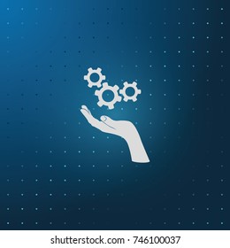 Hand Mechanism Icon Stock Vector (Royalty Free) 746100037 | Shutterstock