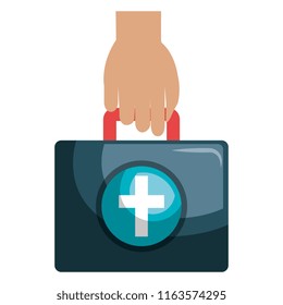 Hand Medical Kit Stock Vector (Royalty Free) 1163574295 | Shutterstock