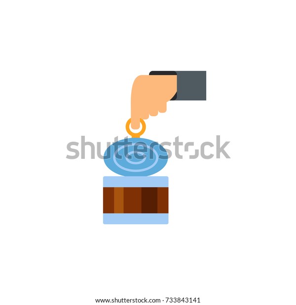 Hand Opening Can Vector Icon Stock Vector (Royalty Free) 733843141 ...
