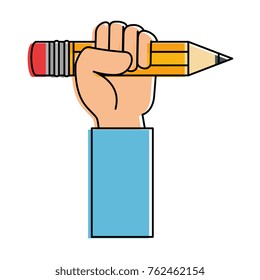 Hand Pencil Icon Stock Vector (Royalty Free) 762462154 | Shutterstock