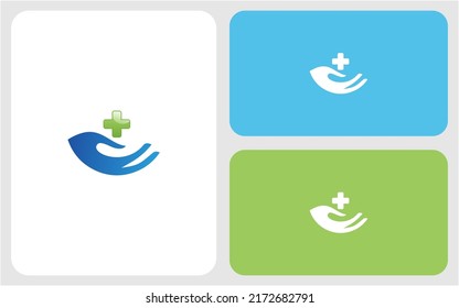 Hand Plus Medical Logo Stock Vector (Royalty Free) 2172682791 ...