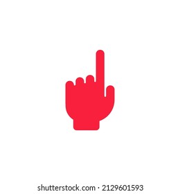 Hand Pointing Finger Direction Sign Vector Stock Vector (Royalty Free ...