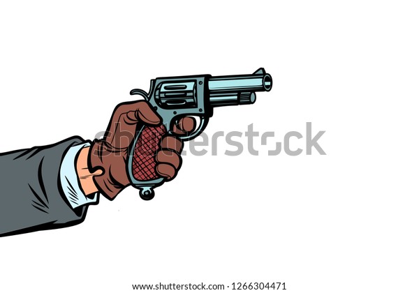 Hand Revolver Comic Cartoon Pop Art: เวกเตอร์สต็อก (ปลอดค่าลิขสิทธิ์ ...