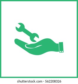 Hand Service Tool Stock Vector (Royalty Free) 562208326 | Shutterstock