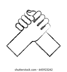 Modern Handshake Vector Hand Shake Icon Stock Vector (Royalty Free ...