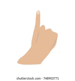 Hand Showing Little Finger Vector Illustration: เวกเตอร์สต็อก (ปลอดค่า ...