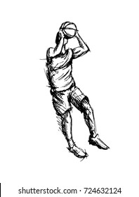 6,326 Basketball hand drawing Images, Stock Photos & Vectors | Shutterstock