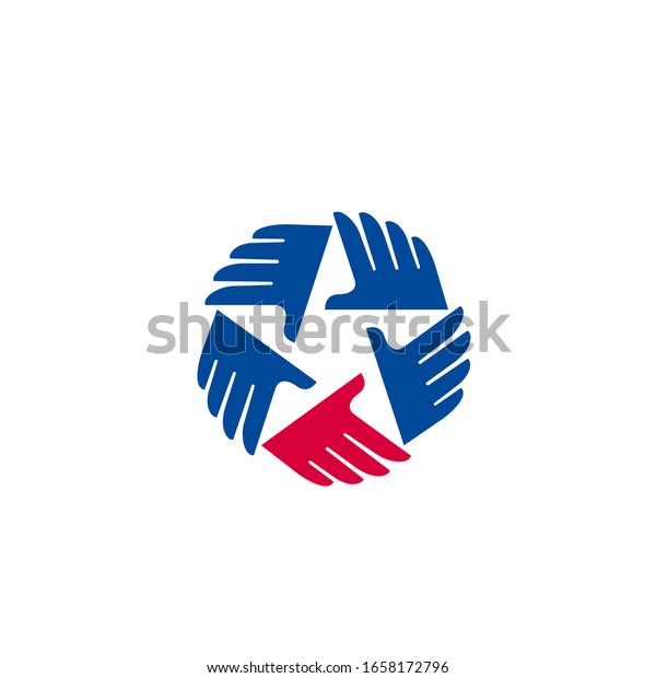 Hand Star Logo Vector Modern Template Stock Vector (Royalty Free ...