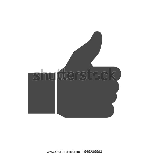 Hand Thumb Looked Like Real Hand Stock Vector (Royalty Free) 1545285563