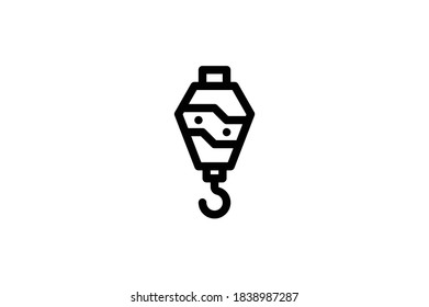 Hand Tool Outline Icon Hook Stock Vector (Royalty Free) 1838987287 ...