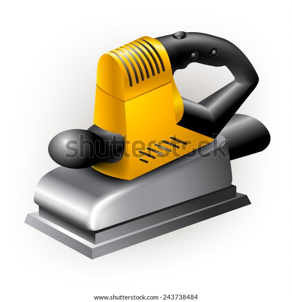 Hand Tools Series Grinder Sandpaper Machine Stock Vector (Royalty Free ...