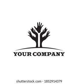 Tree Hand Logo: เวกเตอร์สต็อก (ปลอดค่าลิขสิทธิ์) 1119285527 | Shutterstock