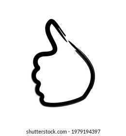 Hand Vector Icon Show Sign Hand Stock Vector (Royalty Free) 1979194397 ...