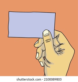Hand Vector Illustration Cards Stock Vector (Royalty Free) 2100089803 ...